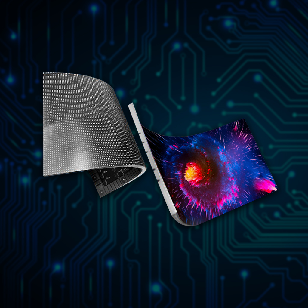Curved & Flexible LED Panels | Magnetic Rubber Modules by Orion